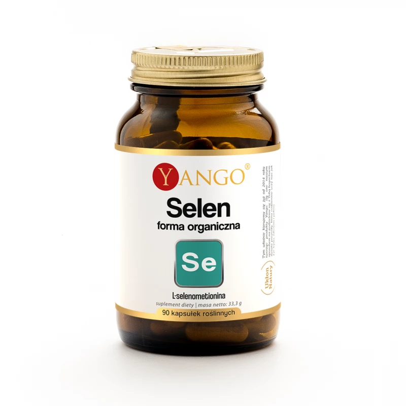 Selen forma organiczna - 90 kaps. YANGO - Dla Zdrowotności